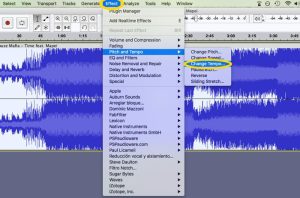 How to change Tempo in Audacity (speed / BPM) [Different cases]